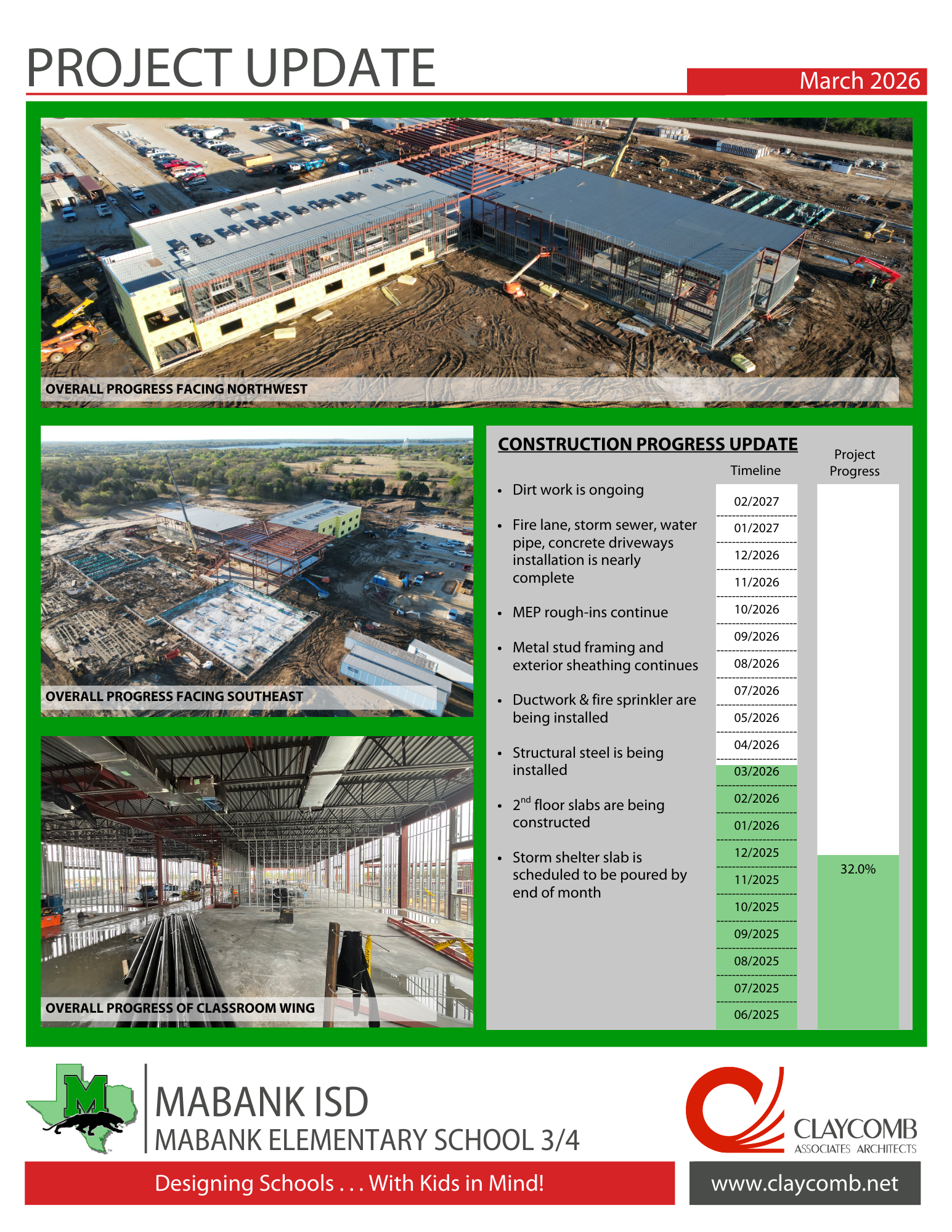 Mabank Elementary School 3/4 – Mabank ISD Bond 2024